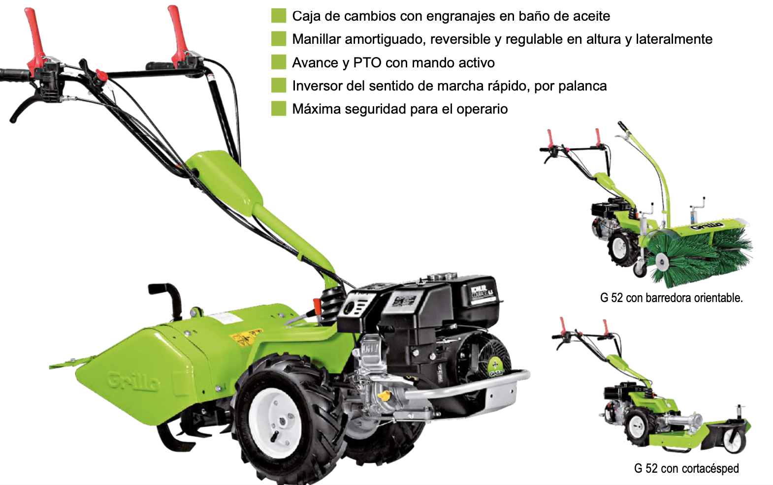 Motocultor G52 Grillo - Motocultores - Grillo Maquinaria